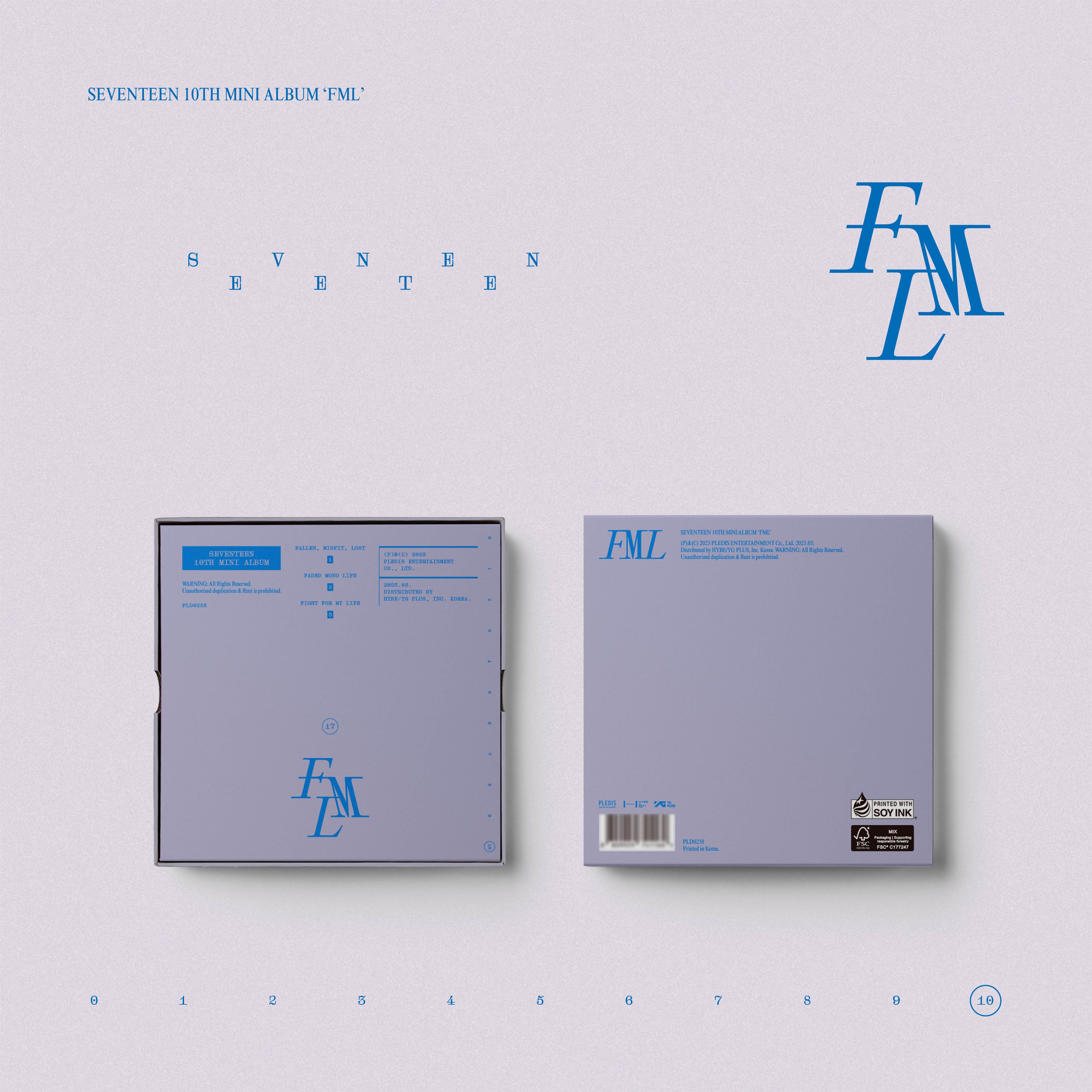 Seventeen Mini Album Vol. 10 - FML (Deluxe Ver.) – K-Pop Stop NZ