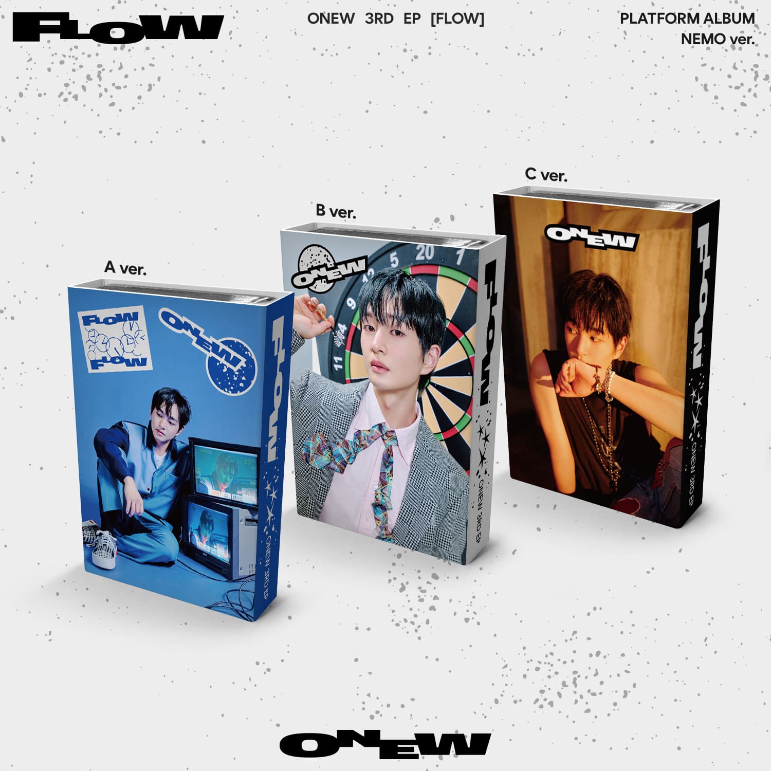 ONEW 3RD EP – FLOW (NEMO Ver.) (Random) – K-Pop Stop NZ