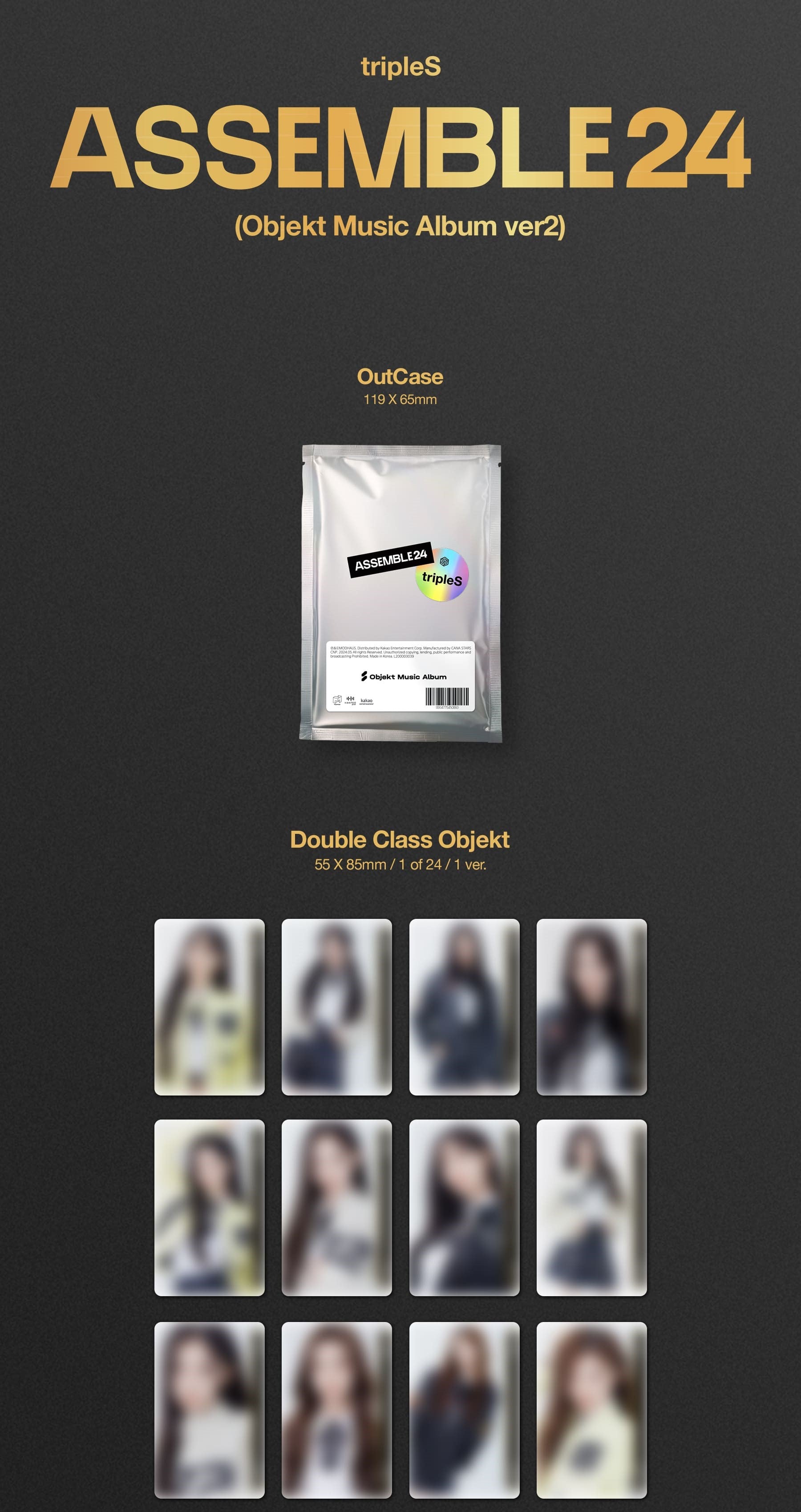 tripleS 1st Album – ASSEMBLE24 (Objekt Music Album Ver. 2) – K-Pop Stop NZ