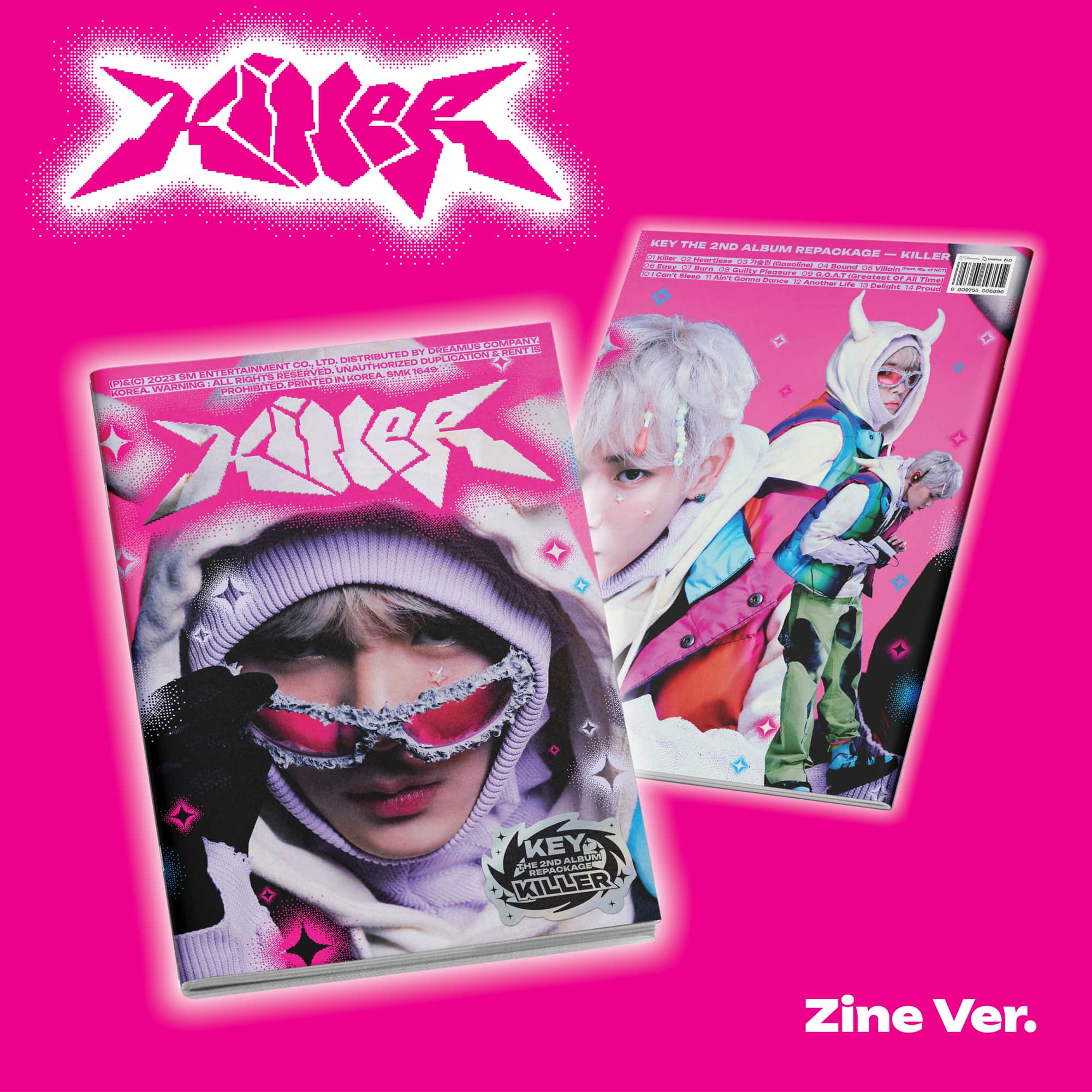 KEY Album Vol. 2 (Repackage) - Killer (Zine Ver.) – K-Pop Stop NZ
